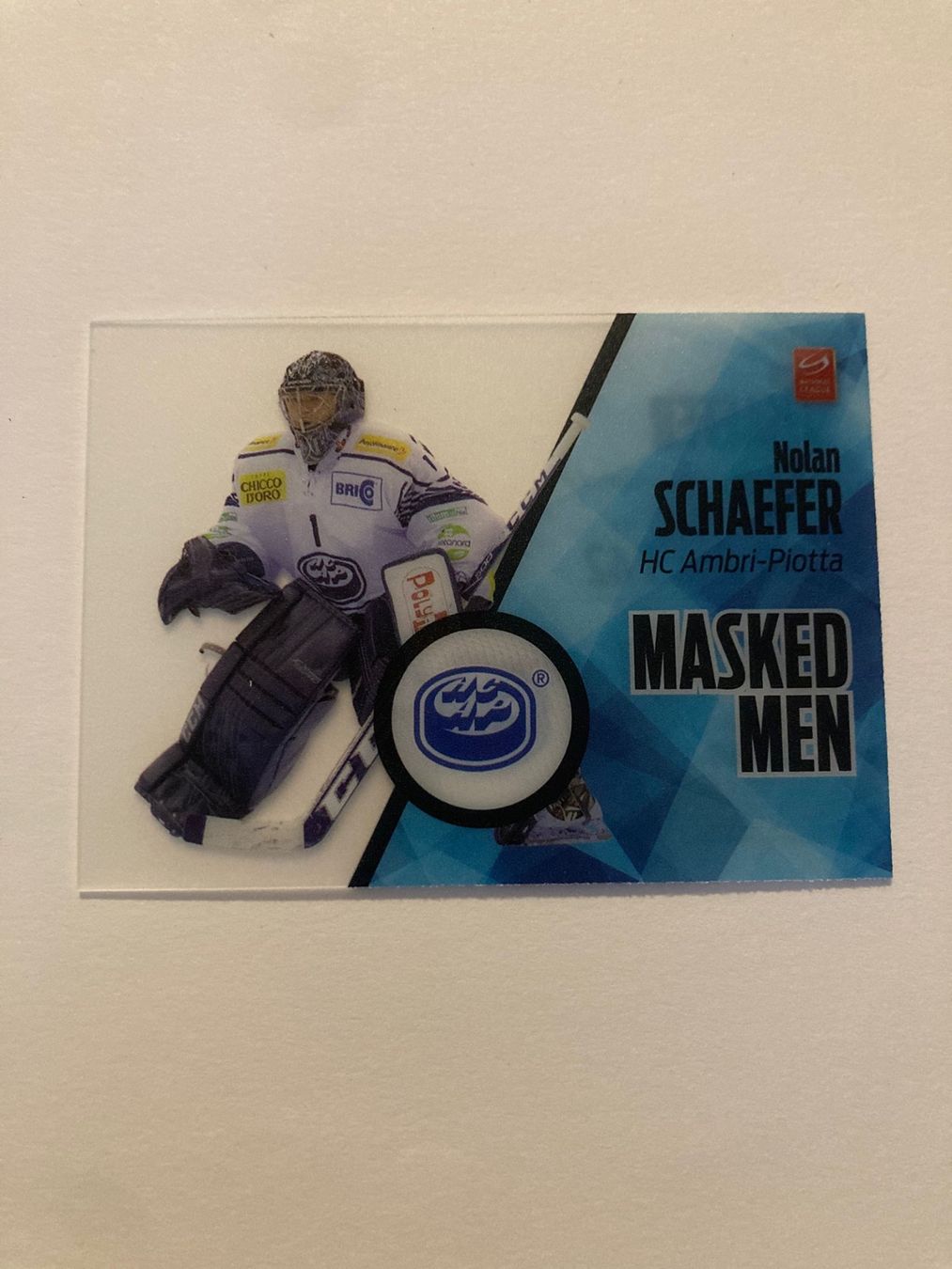 2013-14 Playercards Nolan Schaefer Masked Men Ambri-Piotta (D'occasion ...