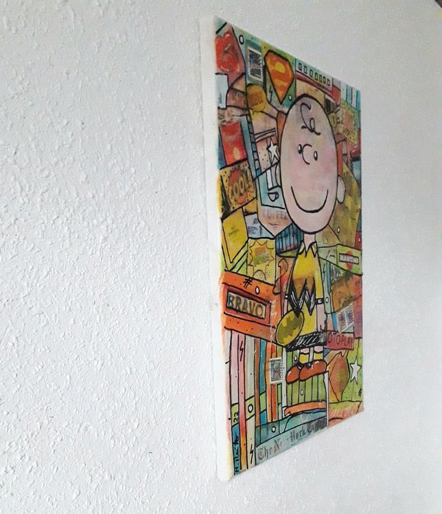 Gemälde Pop Art Charlie Brown Künstlerin: Manuela Reitz (Neu und originalverpackt) in Balve für ...