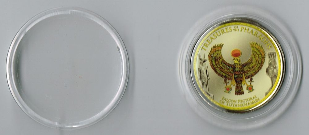 Falcon Pectoral of Tutankhamun_One Pound_Treasures of the (Neu (gemäss ...