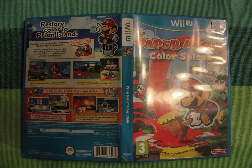 Paper Mario Color Splash Nintendo Wii U Ab 3 Jahre(2) | Kaufen auf Ricardo