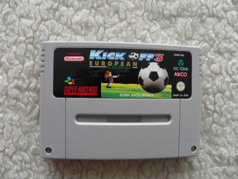 Kick Off 3 European Challenge SNES PAL Super Nintendo | Kaufen auf Ricardo