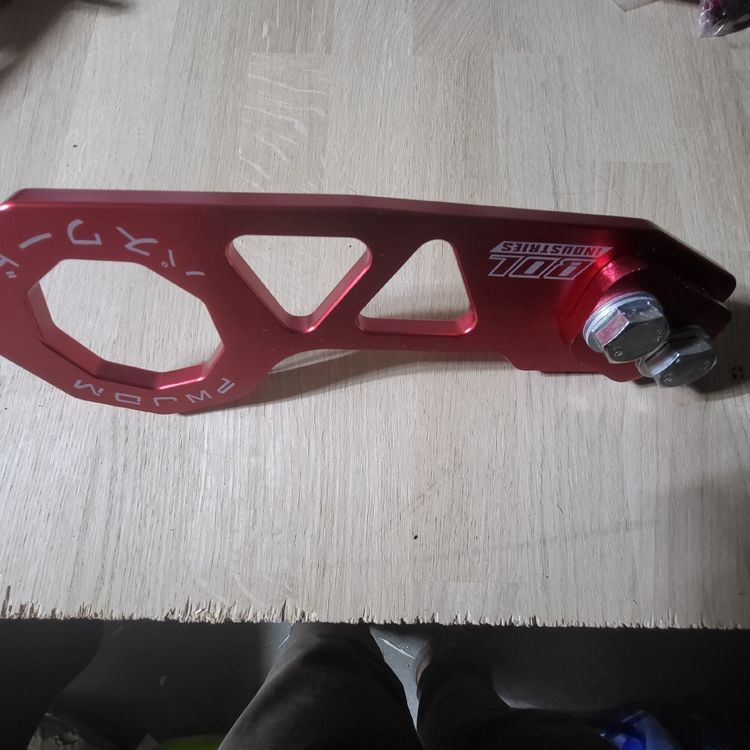 Abschlepphaken Set Abschleppöse Auto Racing rot Aluminium JD (Neu ...