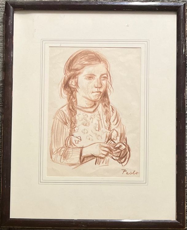 PAOLO Paul Jakob Müller (1894-1982) Röttel Zeichnung, Hsig. | Kaufen ...