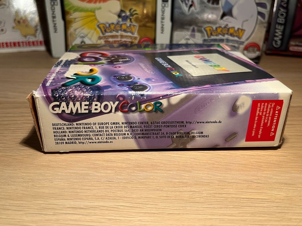 Gameboy Color Lila transparent OVP Nintendo | Kaufen auf Ricardo