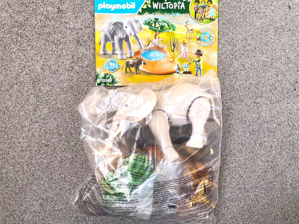 PLAYMOBIL # 71294 Neues SPRITZ ELEFANT mit Wasser Zone NEU (Neu und originalverpackt) in ...