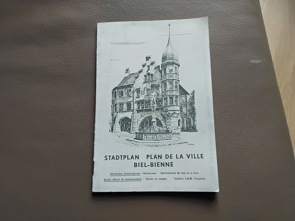 Biel / Bienne, Stadtplan Vintage (Gebraucht) in Biel/Bienne für CHF 25 – mit Lieferung auf ...