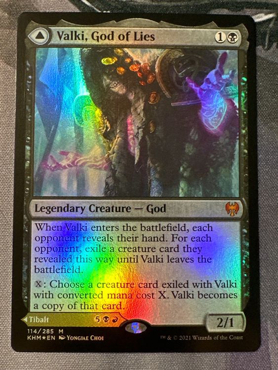 Valki, God of Lies Doppelseitig FOIL Kaldheim Boosterfrisch (Neu ...