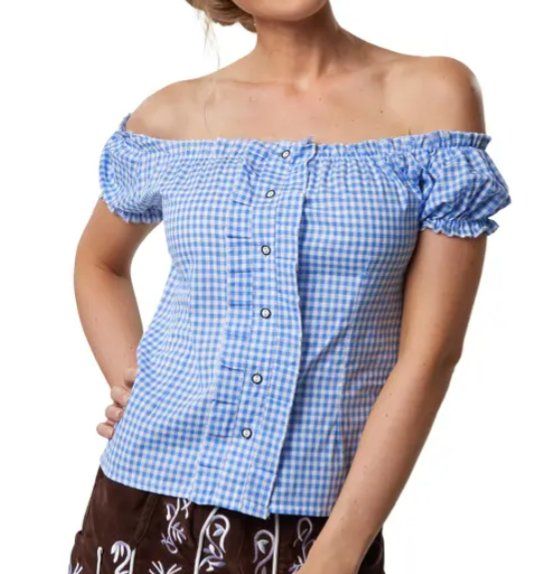 Trachtenbluse Rosi Gr. XXL Baumwolle (Neu und originalverpackt) in Oberegg für CHF 10 – mit ...