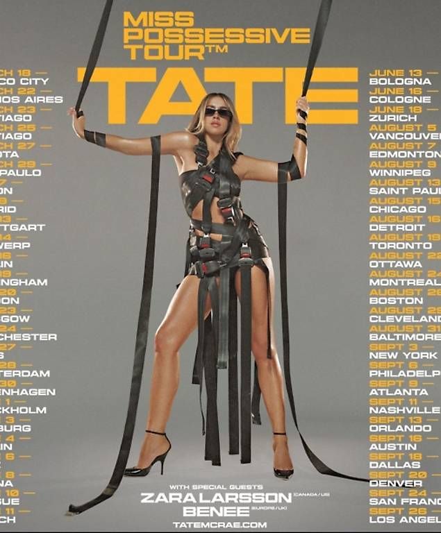 Tate McRae: Miss Possesive Tour Zürich 18. Juni 2025 | Kaufen auf Ricardo