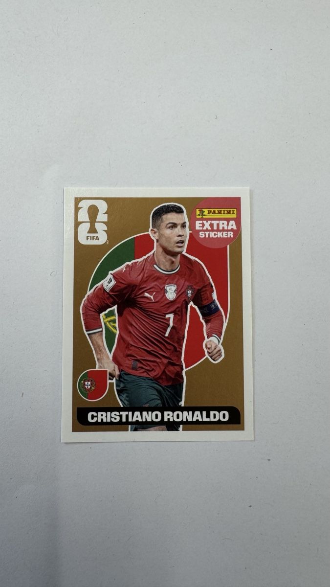 Cristiano Ronaldo Panini Extra Sticker 2026 (Neu (gemäss Beschreibung ...
