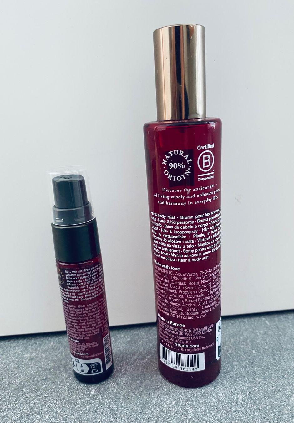 2 RITUALS HAAR UND BODY SPRAY 50ml und 20ml (Gebraucht) in Malters für ...