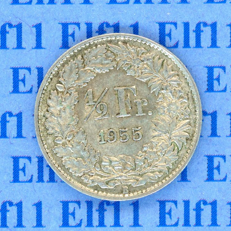 CHF___0.50 1955 -vz 50 Rappen | Kaufen auf Ricardo