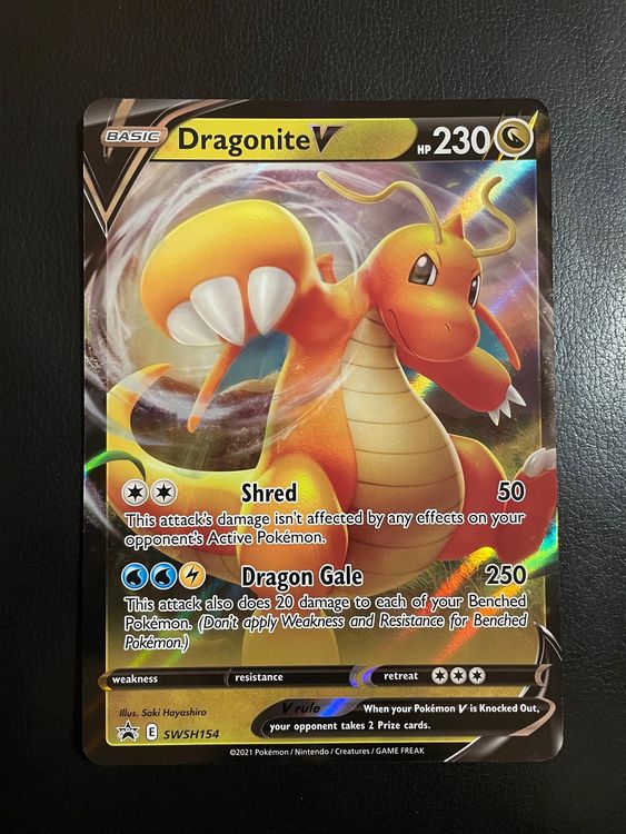 Dragonite V Promo SWSH154 Jumbo XXL Ab 1 (Gebraucht) in Paradiso für ...