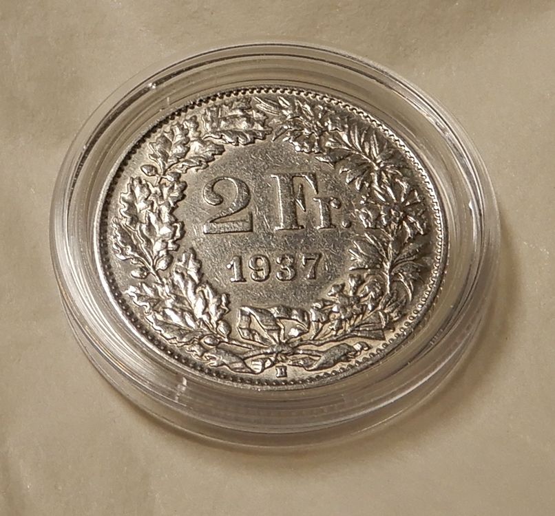 Silber 2 Fr 1937 | Kaufen auf Ricardo