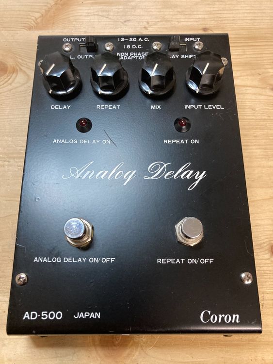 Coron AD-500 Analog Delay 1980 Japan SAD1024 Reticon BBD rar (Gebraucht ...