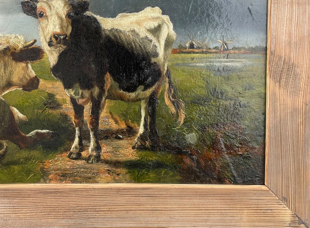 Grosse Gemälde mit Kühen unleserlich Signiert (Gebraucht) in Root für CHF 1205 – mit Lieferung ...