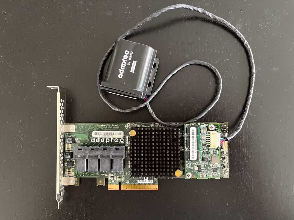 PMC Adaptec 71605 16-Port SAS/SATA 6Gb/s PCIe Gen3 RAID card | Kaufen auf Ricardo