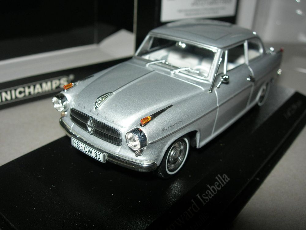 Borgward Isabella 1959 silber * Minichamps 1:43 (Neu und ...