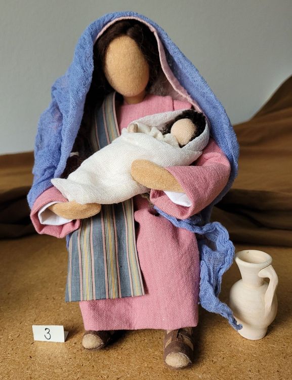 Schwarzenberger Krippenfiguren 27cm Gruppe Maria/Josef N3 (Neu (gemäss ...