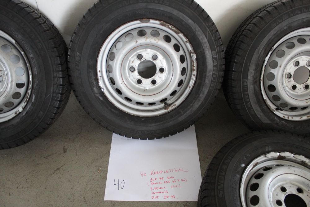 4 Kompletträder (205 75 R16 C) (40) passend Crafter Sprinter | Kaufen ...