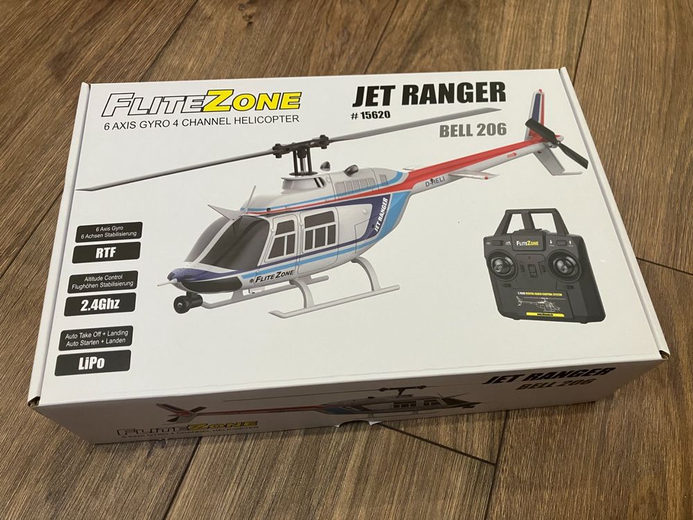 Bell 206 Jet Ranger RC-Helicopter von FliteZone (Neu (gemäss ...