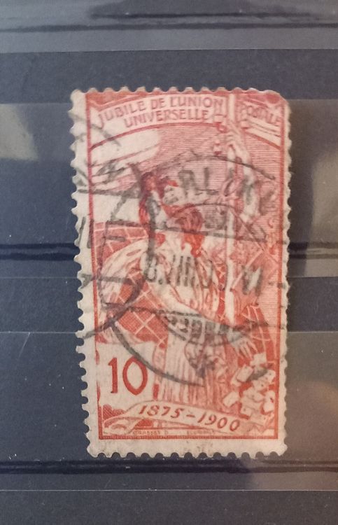 Briefmarken UPU 1900 , n° 78 Voll. Berlikon ? Oerlikon ? | Kaufen auf Ricardo