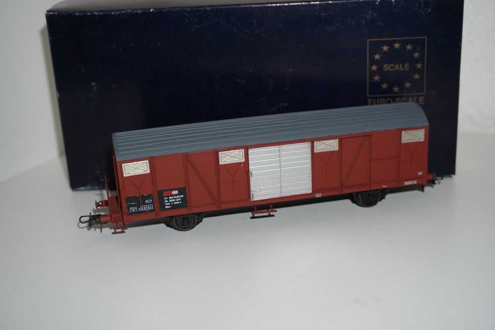Euro Scale 8501 - SBB gedeckter Güterwagen H0/DC | Kaufen auf Ricardo