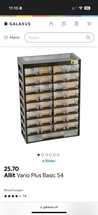 Allit Vario Plus Plus Basic 54 Top Schubladen / Sortier Box (Gebraucht) in Bad Zurzach für CHF ...