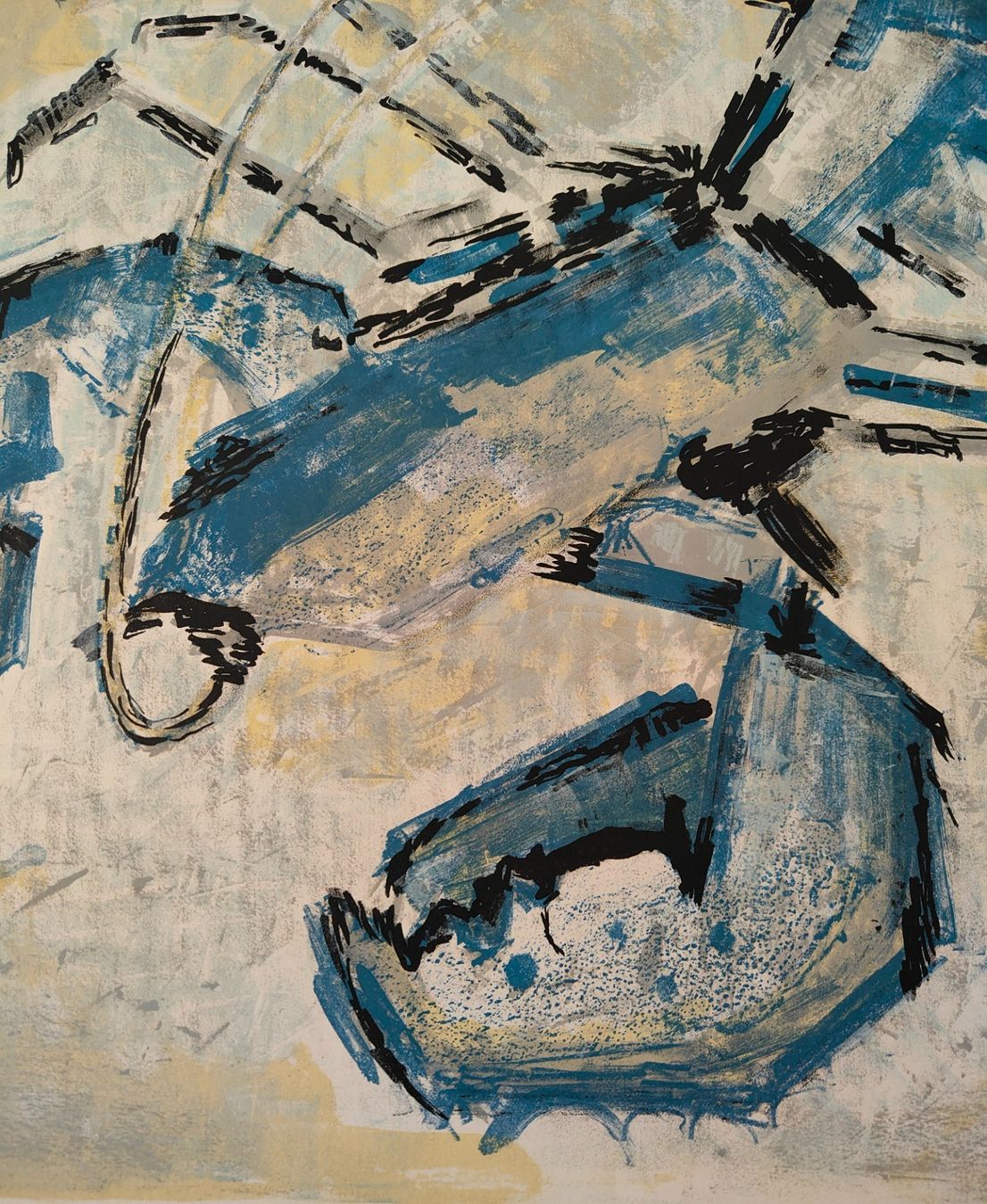 Jean-Marie CALMETTES (1918 - 2007) "LE HOMARD" LITHOGRAPHIE (Neu ...