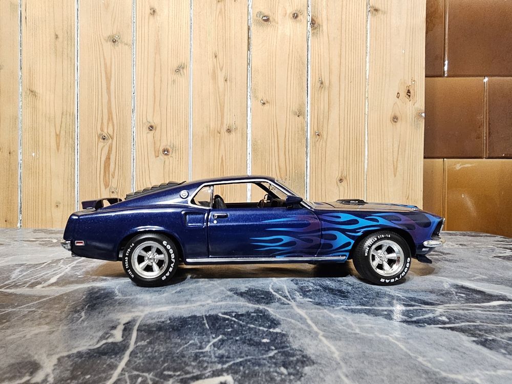 69'Ford Mustang Mach 1 Flames 1:18 Ertl | Kaufen auf Ricardo