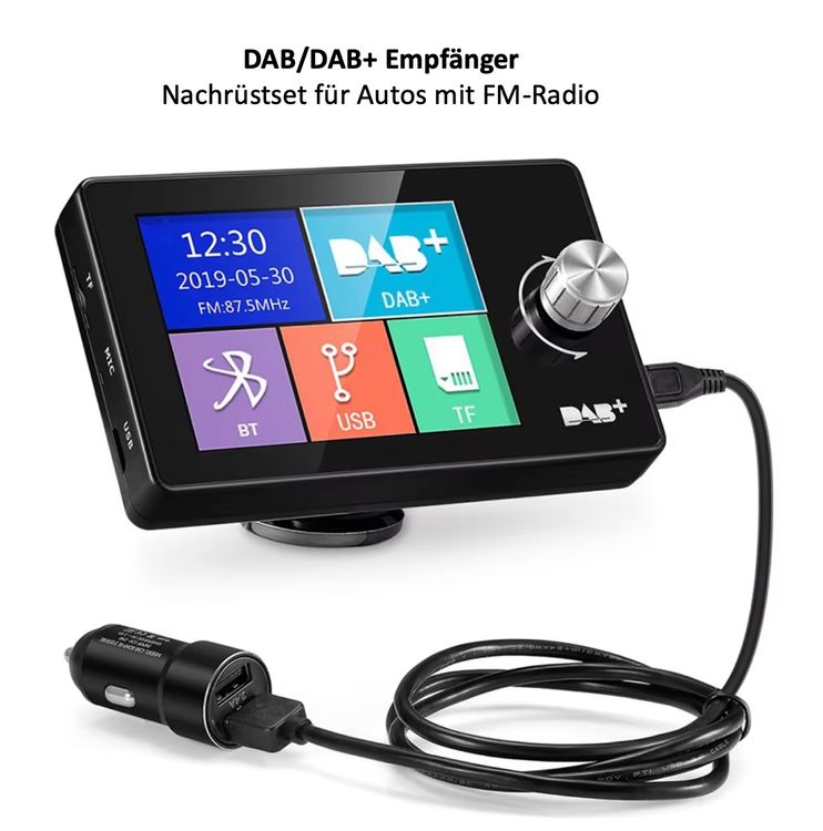 Dab dab+ Autoradio Adapter Auto Bluetooth Aux transmitter (Neu und originalverpackt) in Basel ...