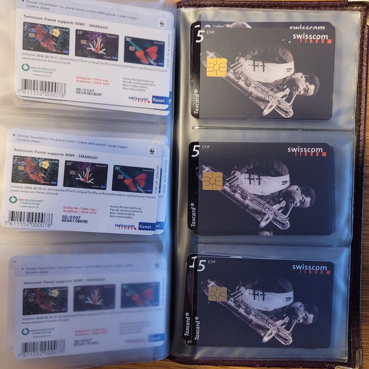 Album 30 Cartes + Doubles Taxcard / Swisscom (Gebraucht) in Biel/Bienne ...