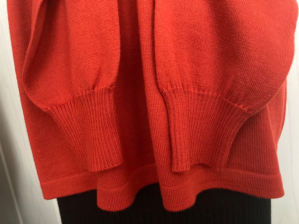 Neu: Delmod Strick-Pulli, Wolle, Orange Gr. 44/46 (Neu und ...