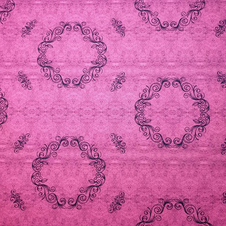 Jersey "Ornament in vain" rosa Stoff mit Ornamenten je m | Kaufen auf ...