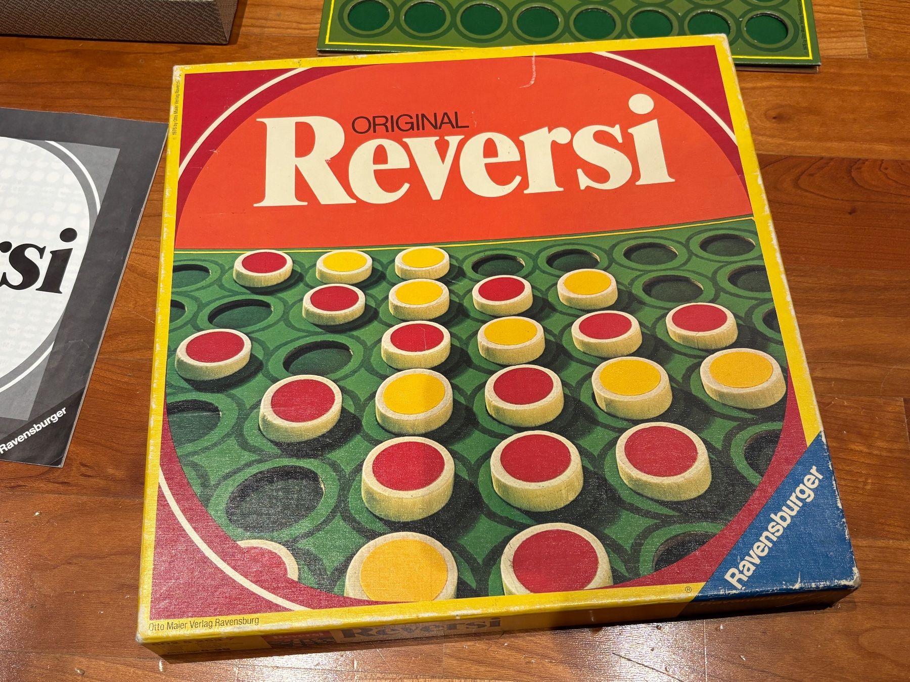 Reversi vintage Brettspiel Holzsteine Ravensburger 1976 TOP! (Gebraucht ...