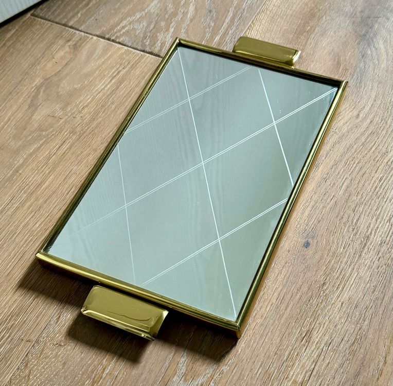 Kleines Spiegeltablett Serviertablett 50er - 60er Jahre (Gebraucht) in ...
