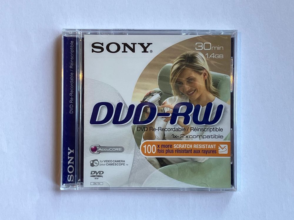 SONY DVD-RW 1.4 GB ( 30 min ) pour camescope NEUF | Kaufen auf Ricardo