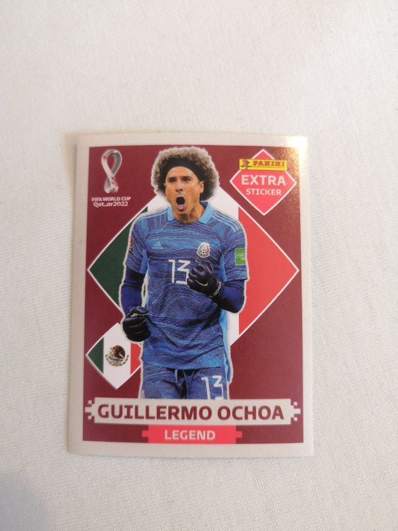 Guillermo Ochoa LEGEND Extra Sticker WM 2022 (Neu (gemäss Beschreibung ...