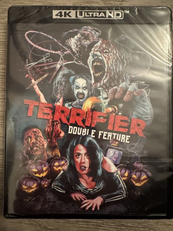 Terrifier 1 & 2, 3 Discs, Uncut, OVP (Neu und originalverpackt) in ...