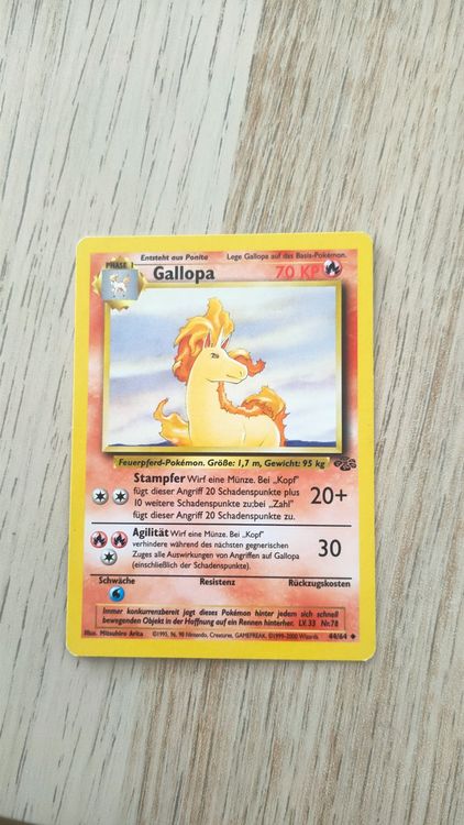 Gallopa - Dschungel - Pokemon | Kaufen auf Ricardo