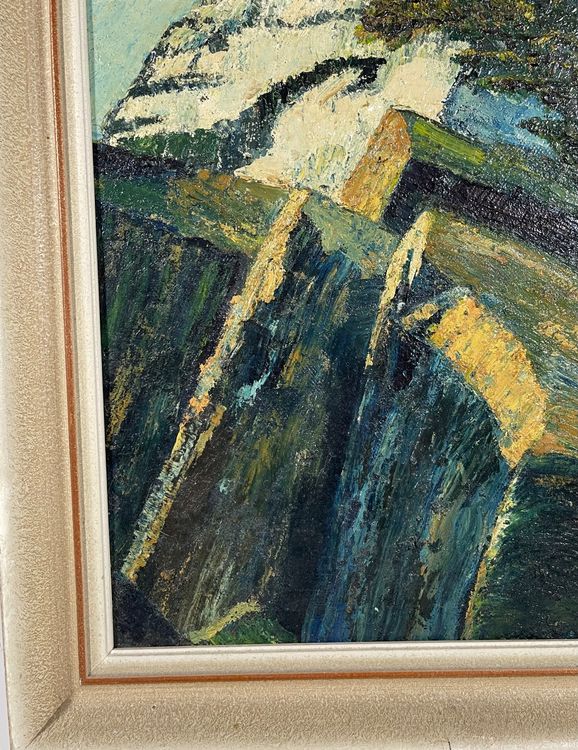 Berglandschaft Gemälde von W.Kohler | Kaufen auf Ricardo