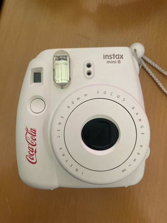 Instax Mini 8 Coca Cola Edition Camera Weiss (Neu (gemäss Beschreibung ...