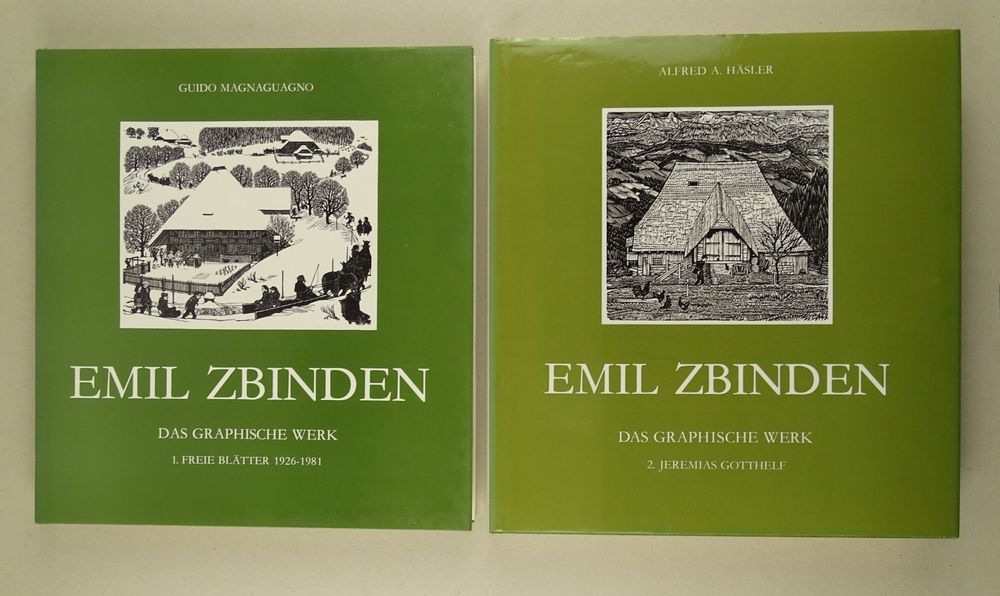 EMIL ZBINDEN DAS GRAPHISCHE WERK 2 BÄNDE, KOMPLETT (Gebraucht) in ...