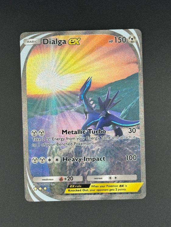 Dialga ex TCG Pocket CUSTOM Card with Texture (Gebraucht) in Rupperswil ...