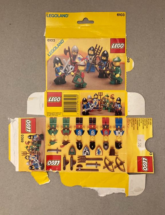 Lego Ritter 6103 Castle Minifiguren von 1988 Battlepack | Kaufen auf ...