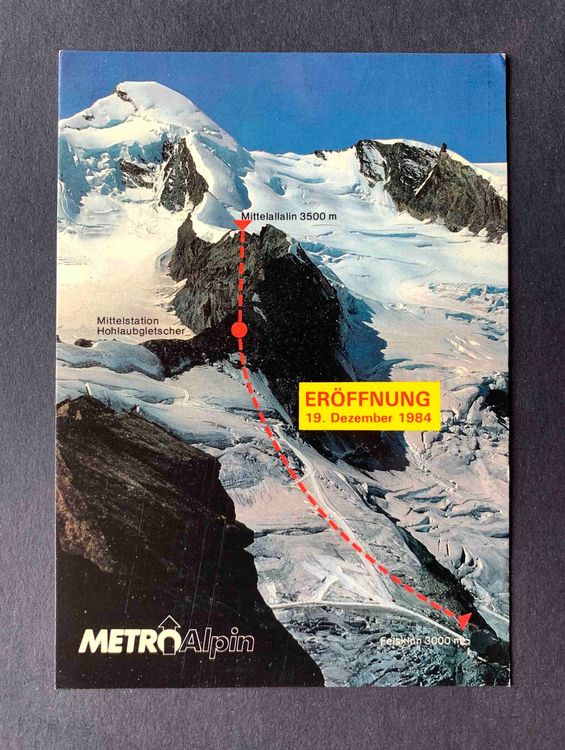 AK Metro Alpin Eröffnung 1984 (Gebraucht) in Goldau für CHF 3 – mit ...