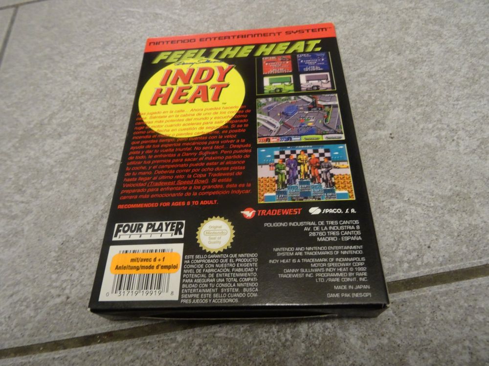 Indy Heat Nintendo NES - Retro Game Klassiker OVP (Gebraucht) in Olten ...