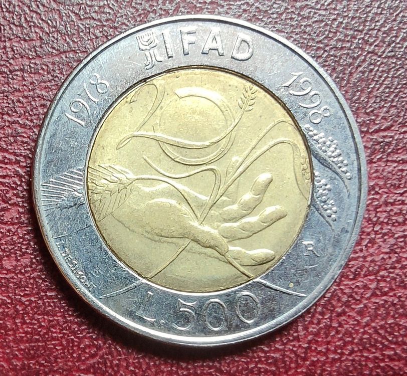 Italien-500 Lire 1998 (Gebraucht) in Hittnau für CHF 1 – mit Lieferung auf Ricardo kaufen