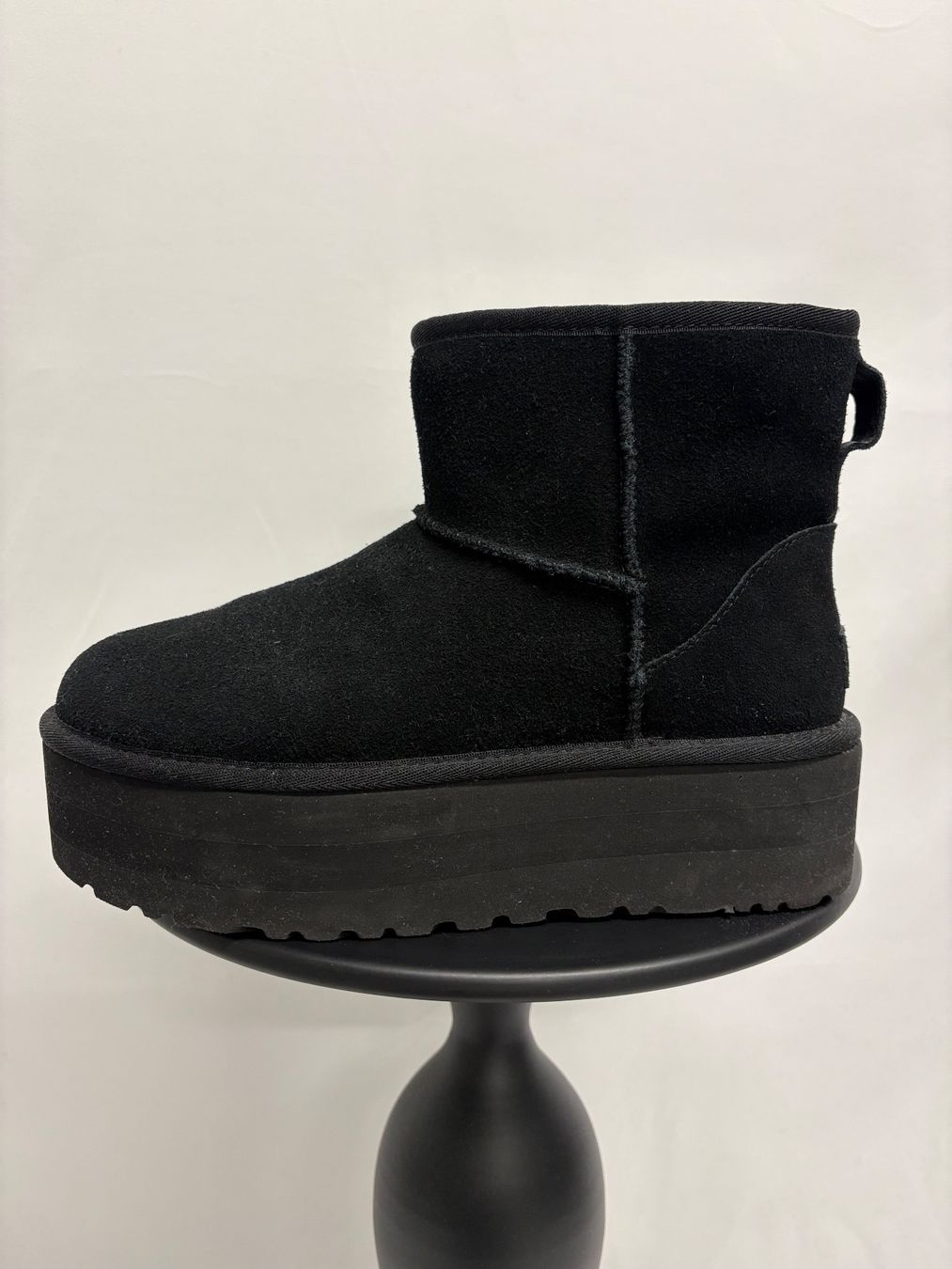 Ugg Classic Mini Platform Boots Schwarz Gr. 39 Wildleder (Neu (gemäss ...