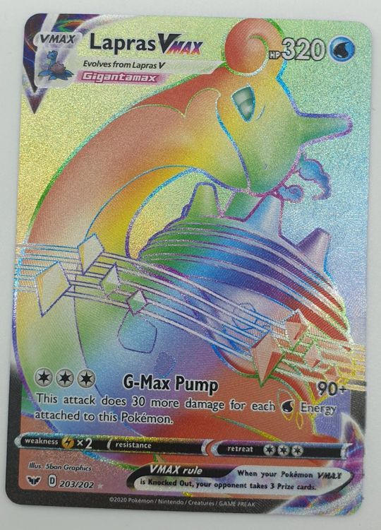 Lapras Vmax Secret Rare Eng (Gebraucht) in Genève für CHF 29.9 – mit ...
